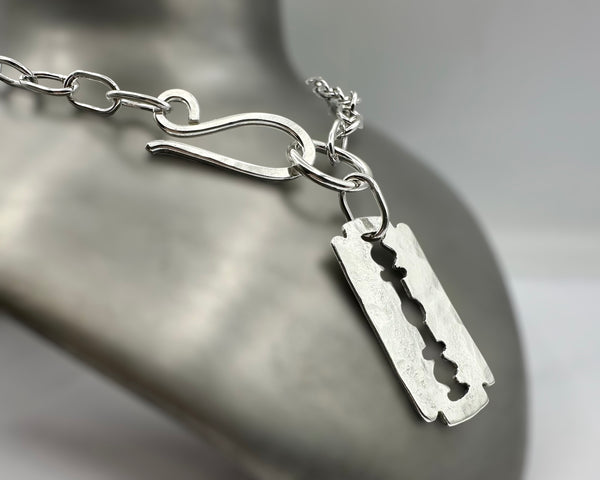 Razor Blade Necklace