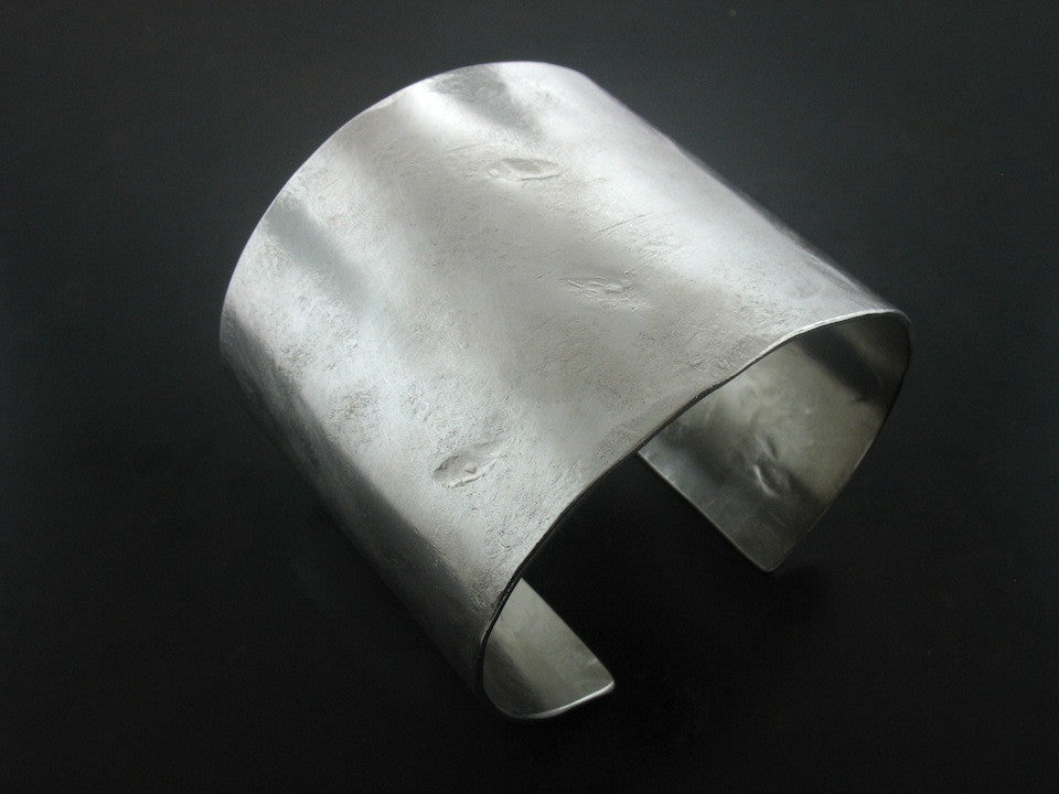 Forged Cuff 2'' Wide Sterling silver
