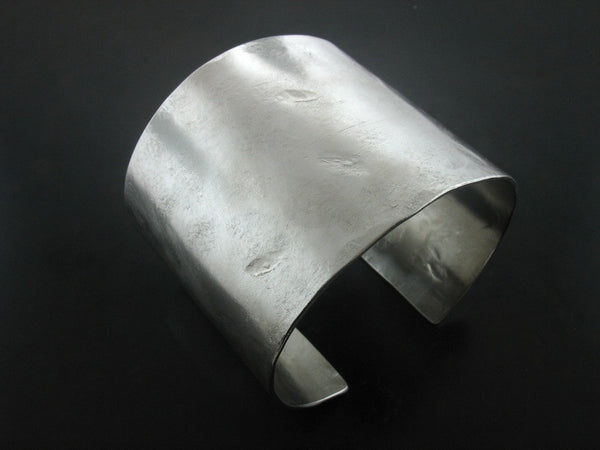 Forged Cuff 2'' Wide Sterling silver